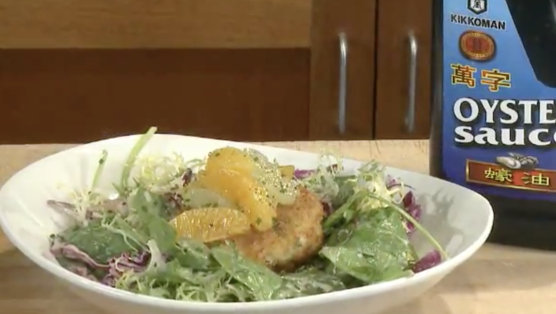 Crab Cakes Rockefeller with Kikkoman Oyster-flavored sauce - Kikkoman ...