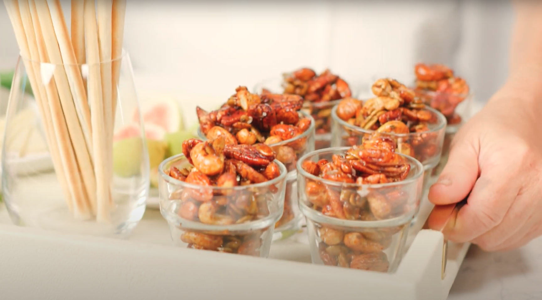 Sweet and Spicy Bar Nuts - Kikkoman Home Cooks