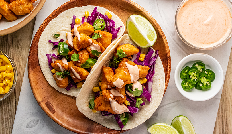 Chicken Kara-Áge Tacos - Kikkoman Home Cooks