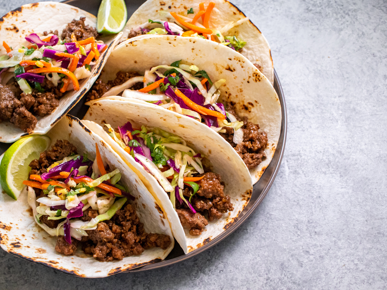 Tacos Coreanos con Ensalada de Repollo - Sabor